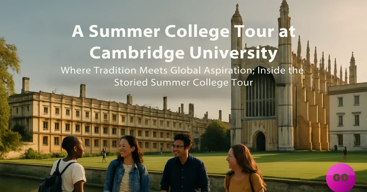 Take a summer college tour at Cambridge University | MascotGO